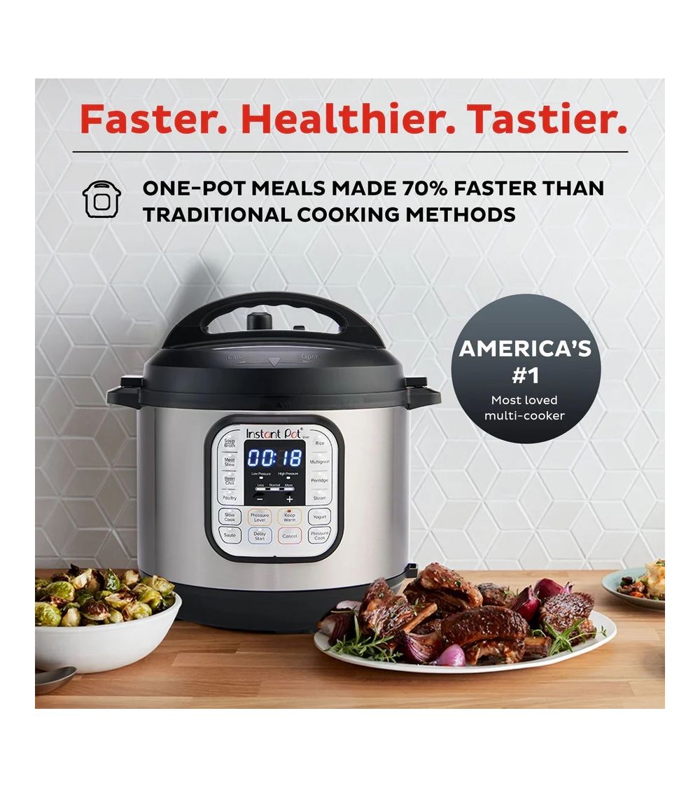 Instant Pot Duo 5,7L 7-in-1 Greitpuodis su Easy-Release jungikliu