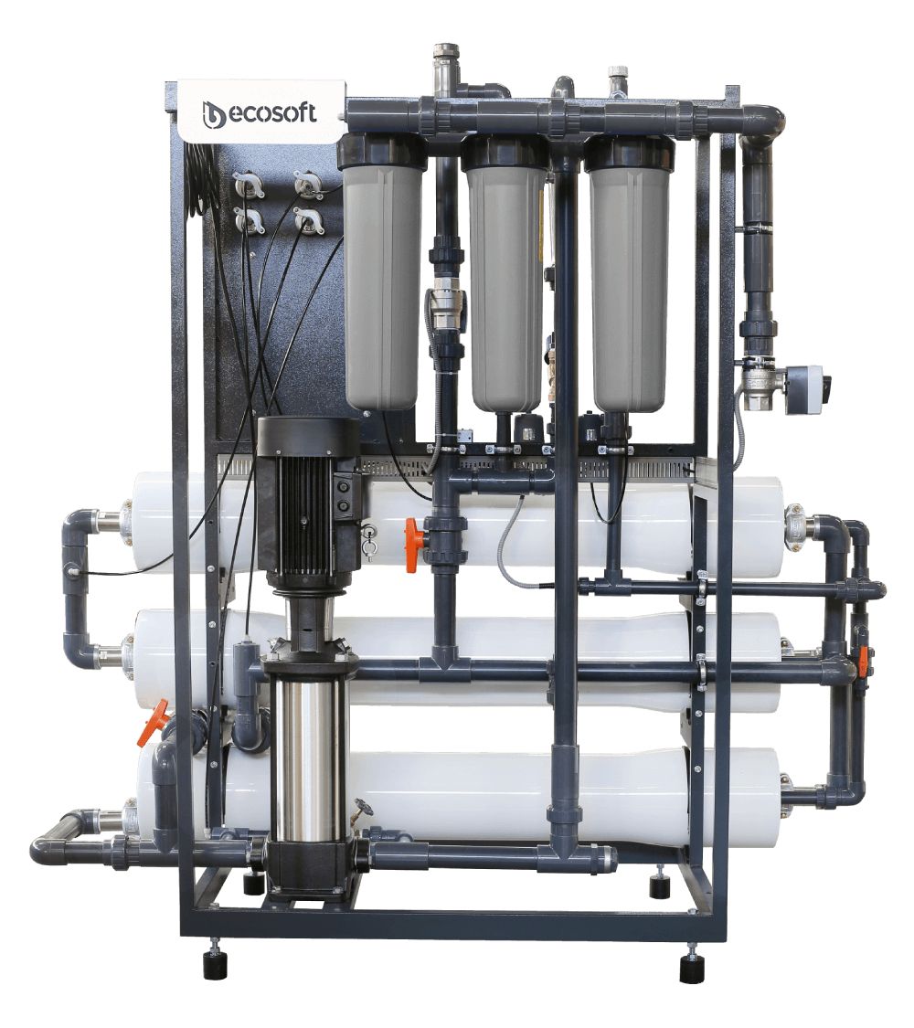 Ecosoft INOX 8 RO sistema MO3 3-4 m3/h Econnect pramonei be membranų