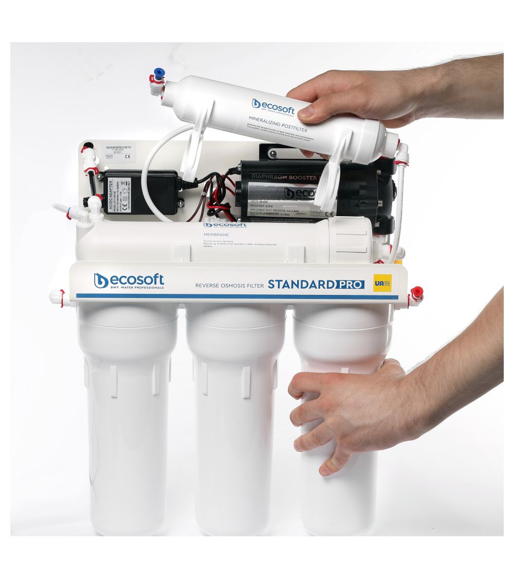 Ecosoft Standard PRO Osmoso Filtras su Mineralizacija ir Pompa